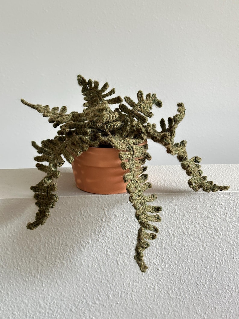 CROCHET PATTERN- Forest Fern- *PDF Instant Download* - Etsy