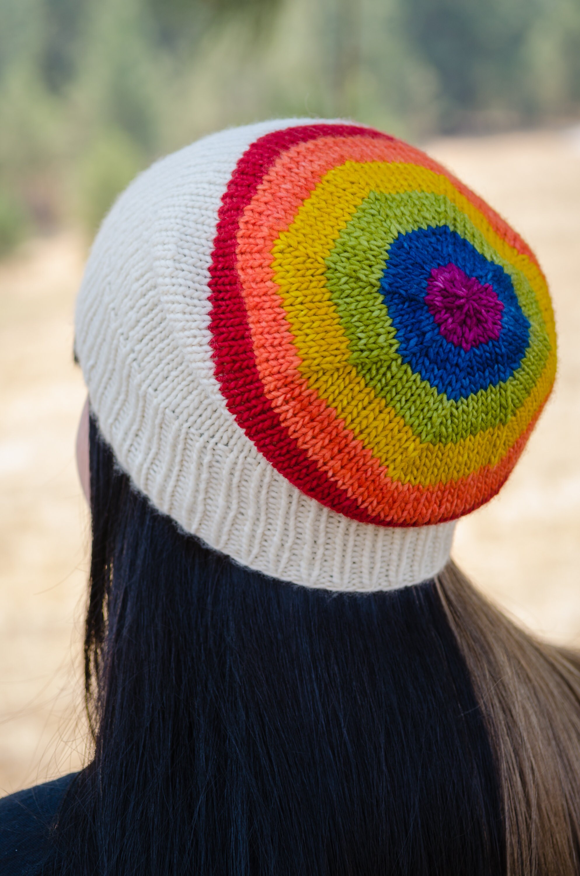 Rainbow Paint Dip Hat - Etsy