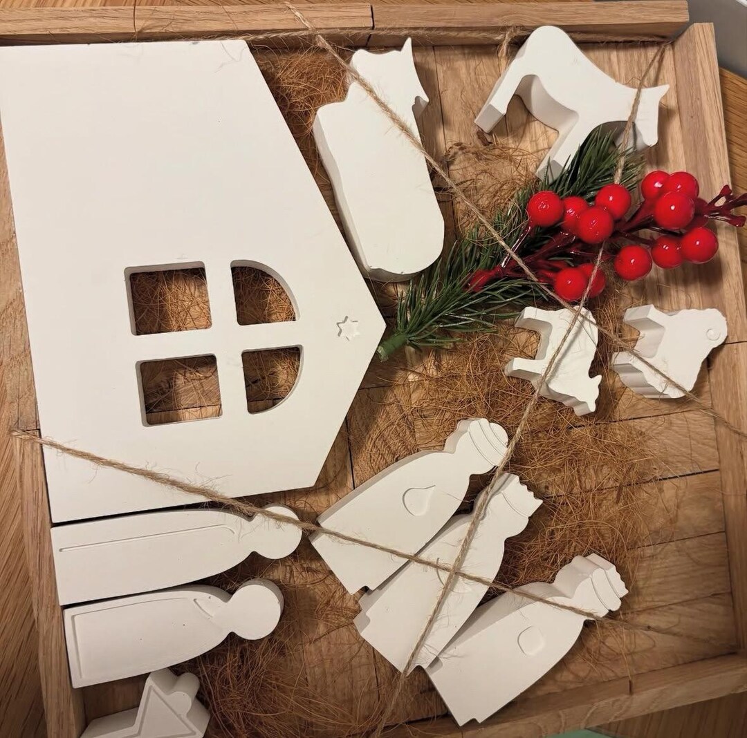 Plaster Nativity Scene | Nativity Scene • Decoration • Gift Idea ...