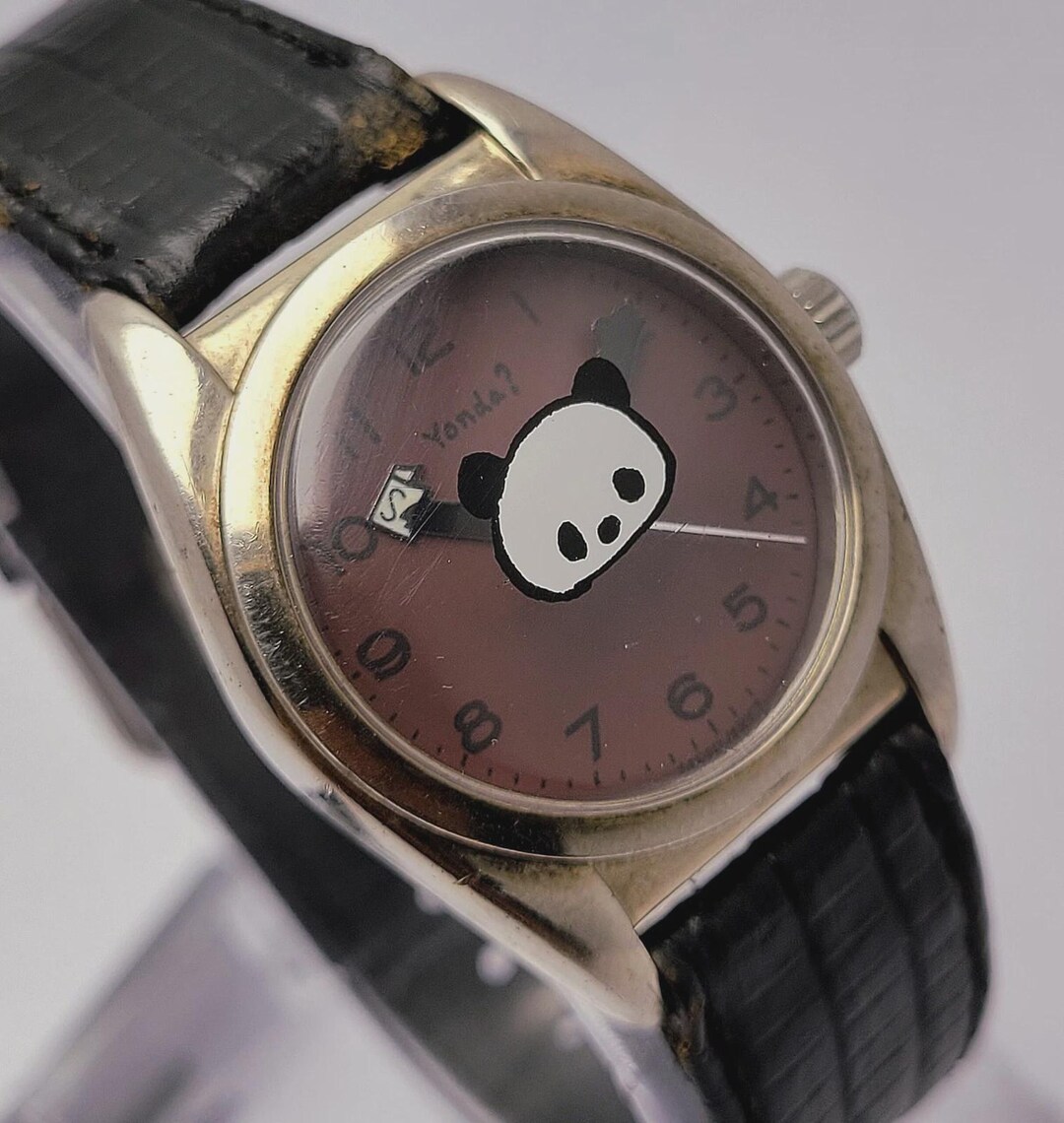 Shinchosha Official Wrist Watch Limited Edition for Yonda? Panda Face ...
