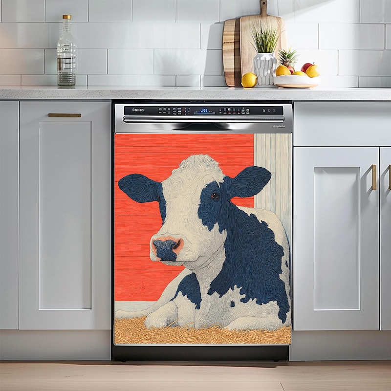 Cow Refrigerator Wrap - Etsy