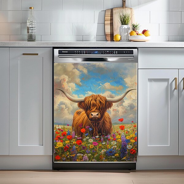 Cow Refrigerator Wrap - Etsy