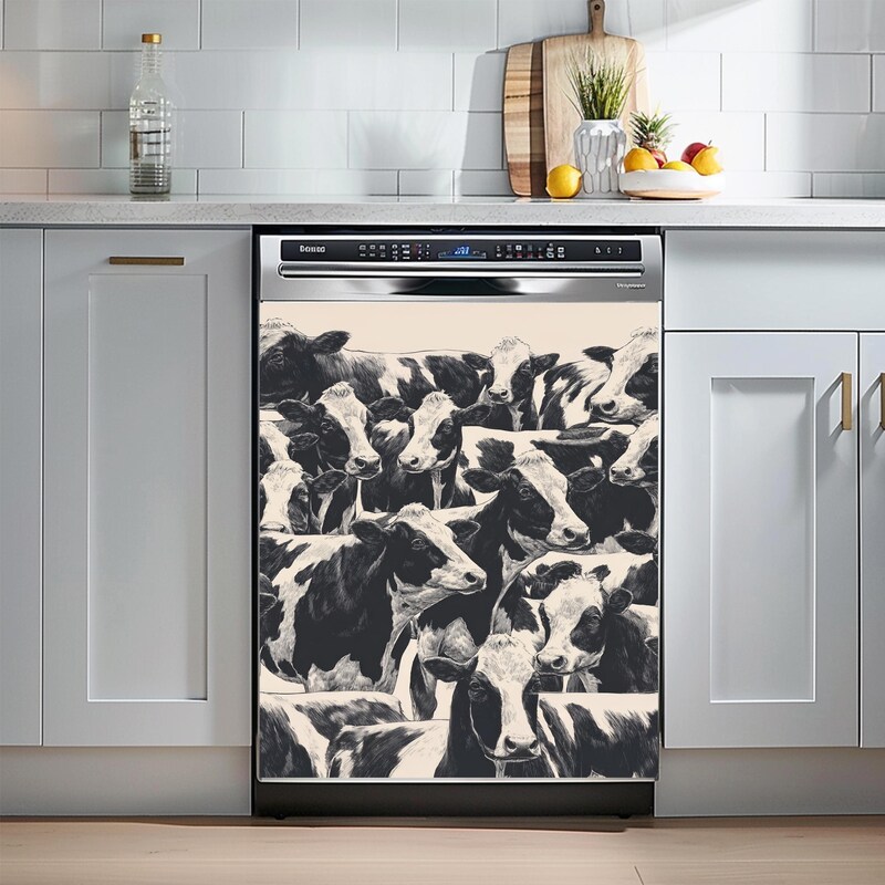 Cow Refrigerator Wrap - Etsy