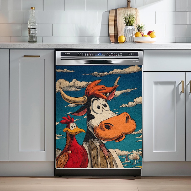 Cow Refrigerator Wrap - Etsy