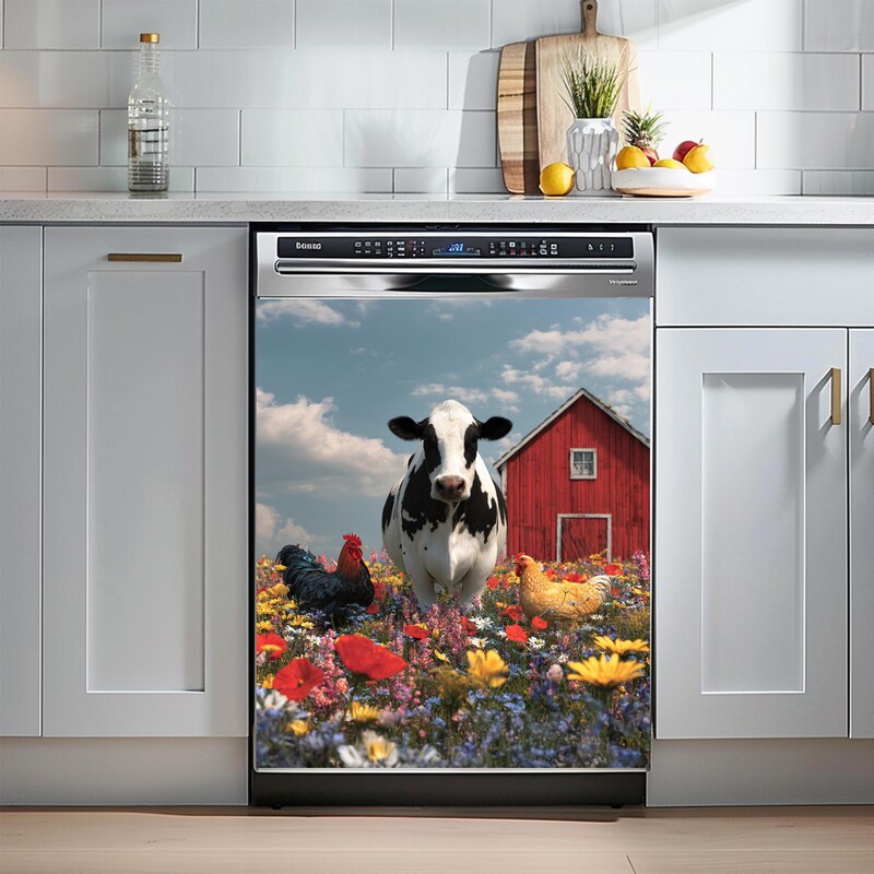 Cow Refrigerator Wrap - Etsy