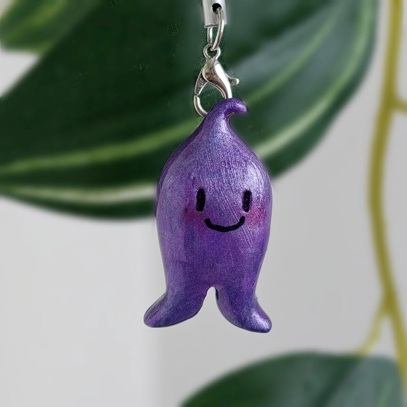 Stardew Valley Iridium Krobus Clay Charm | Hand-painted Texture Kawaii ...