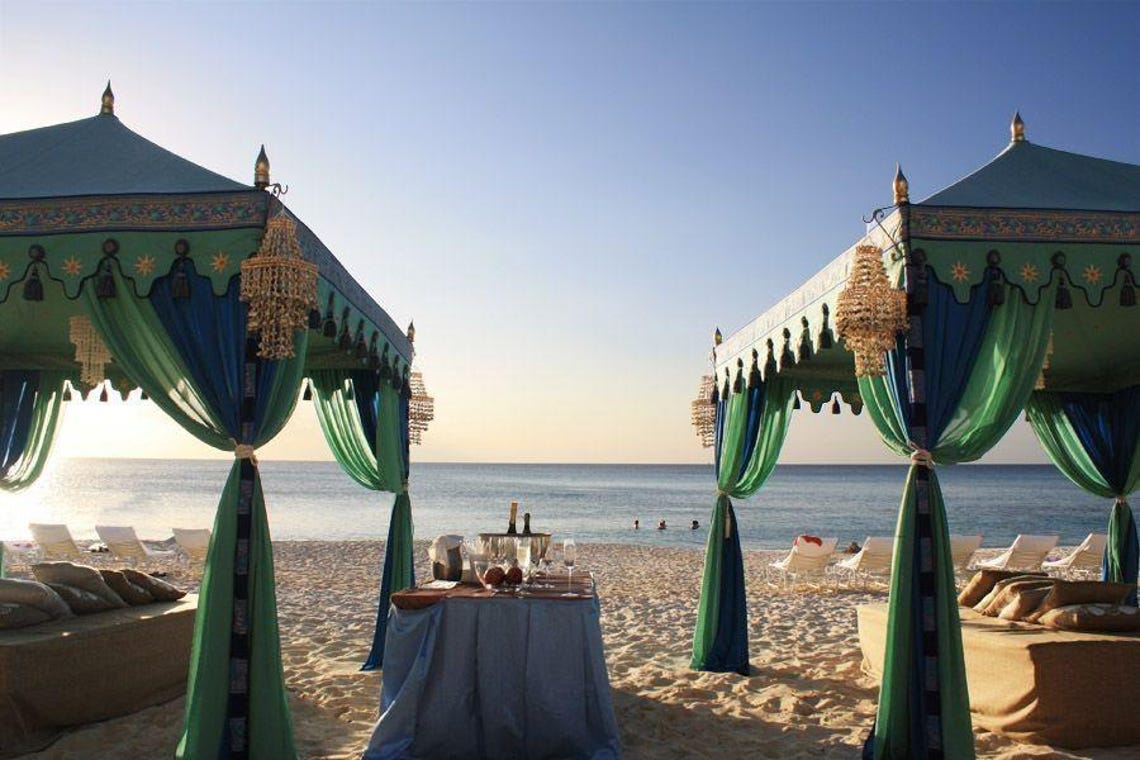 Handmade Beach Cabana Tent – 3m Canvas Wedding Pavilion Luxury Wedding ...