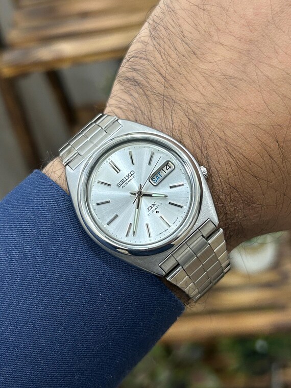 Vintage Seiko Automatic DX Silver Dial (Changed) Day/… - Gem
