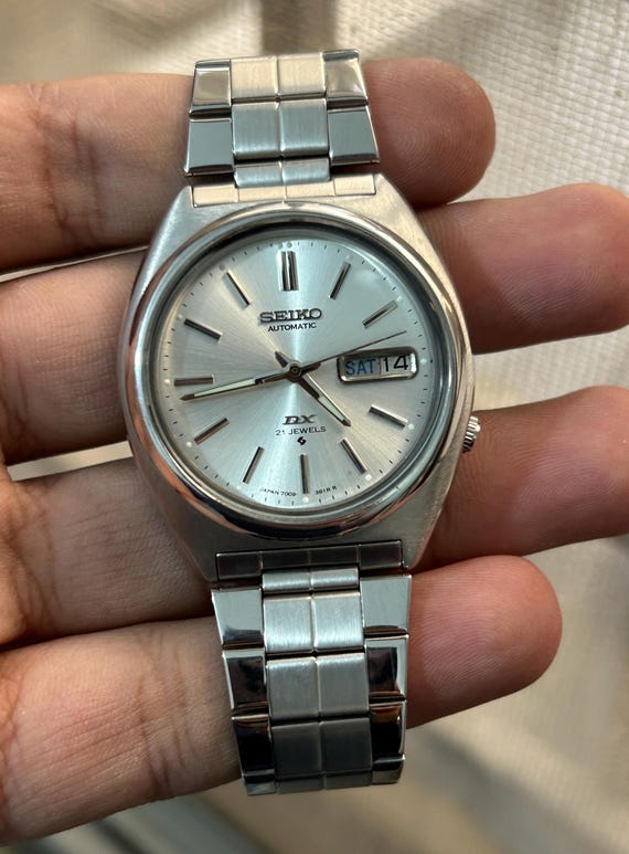 Vintage Seiko Automatic DX Silver Dial (Changed) Day/… - Gem