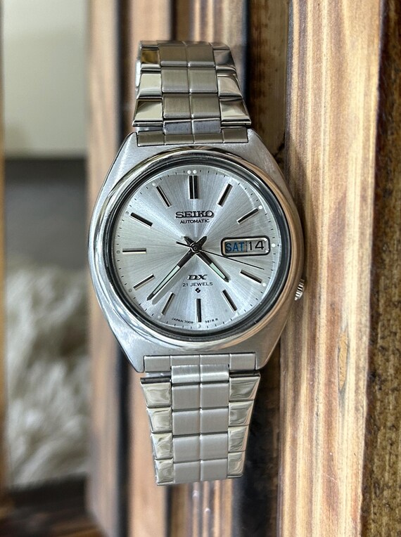 Vintage Seiko Automatic DX Silver Dial (Changed) Day/… - Gem