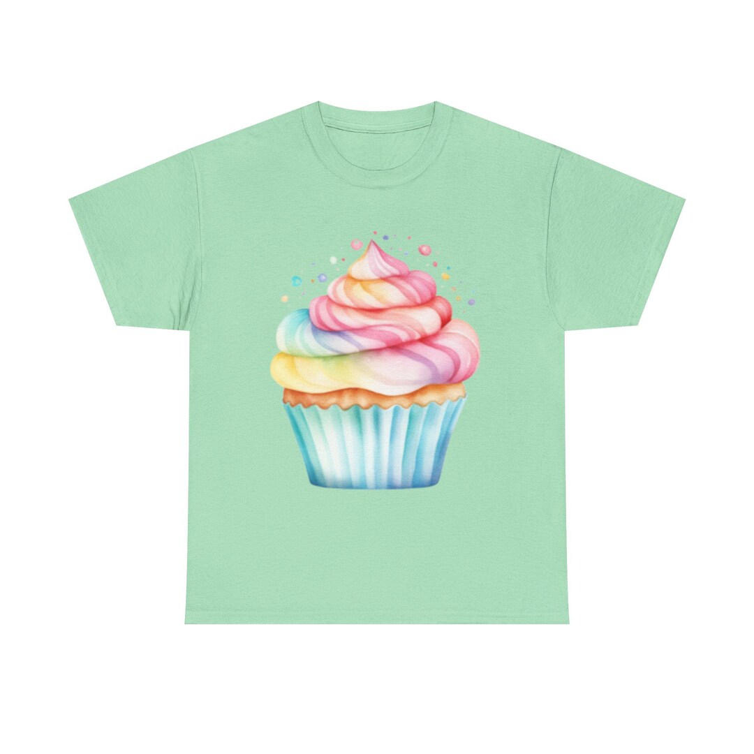 Icons Cupcake Tee - Etsy