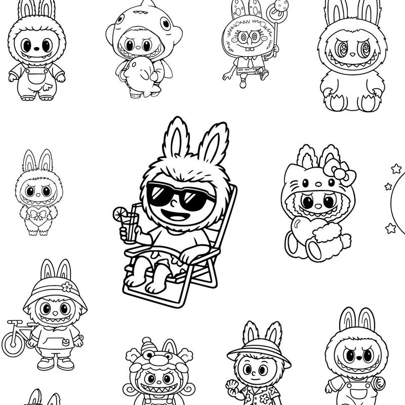 Labubu Vector - Etsy