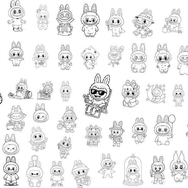 Labubu Advent Calendar - Etsy