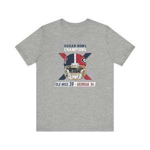 Ole Miss Football Champions Tee | Sugar Bowl Game Victory Shirt - Etsy