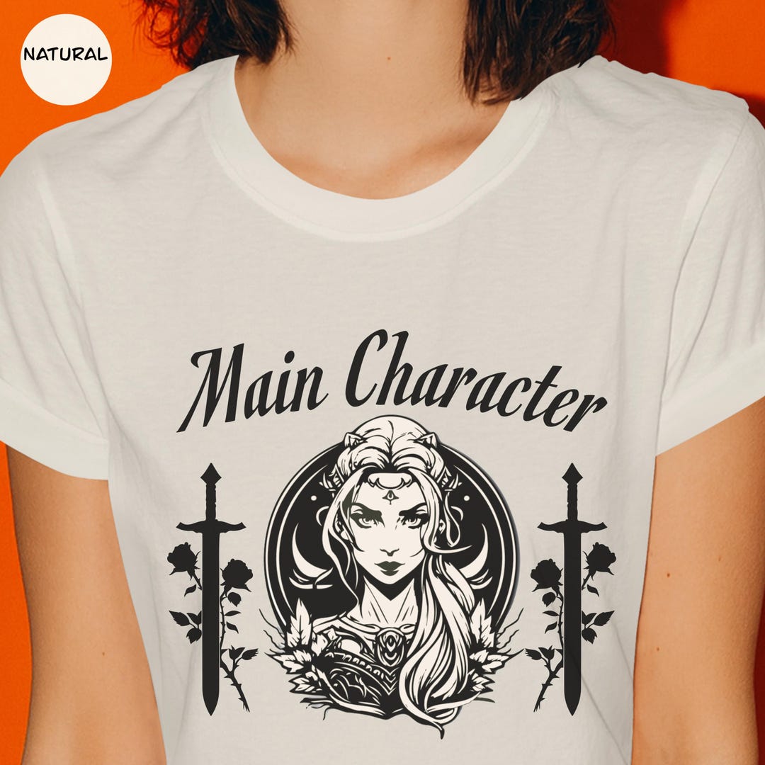 Booktok Alternative Style FMC Main Character Tee Cotton - Etsy