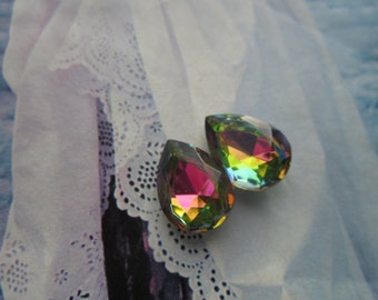 Faceted glass gems | Etsy