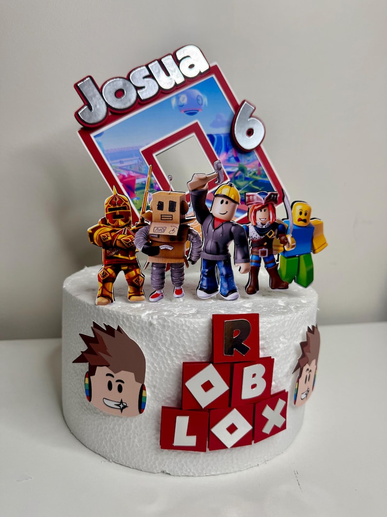 Roblox Cake Topper - Etsy