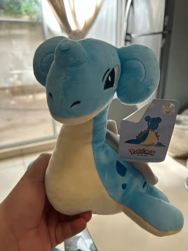 Lapras Plushie – Cute Water-type Pokémon Plush Toy, Perfect Gift for ...