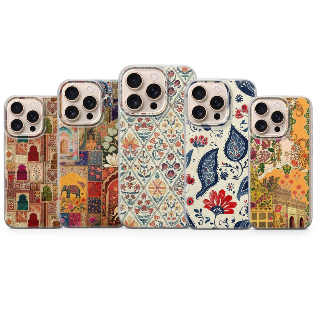 Hindu Phone Case Mughal Indian Collage Cover for iPhone 17 Pro Max, 17e ...