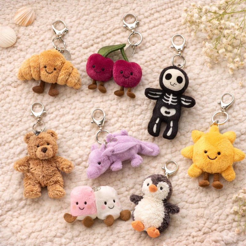 Jellycat Keychains - Etsy