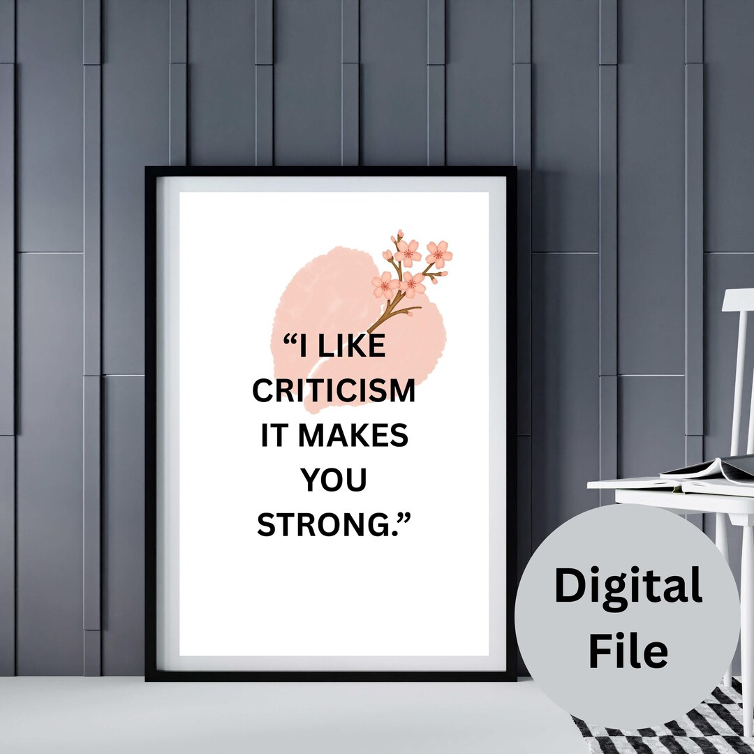 Inspirational Wall Art Printable Success Quote for Home Office Decor ...