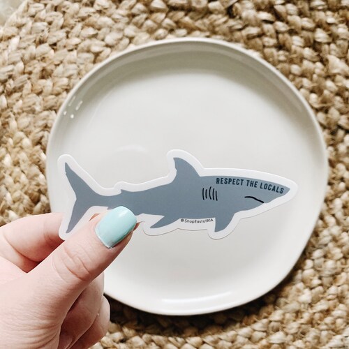 Great White Shark Sticker | Etsy