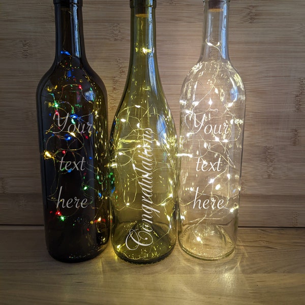 Wine Bottle Lights - Etsy