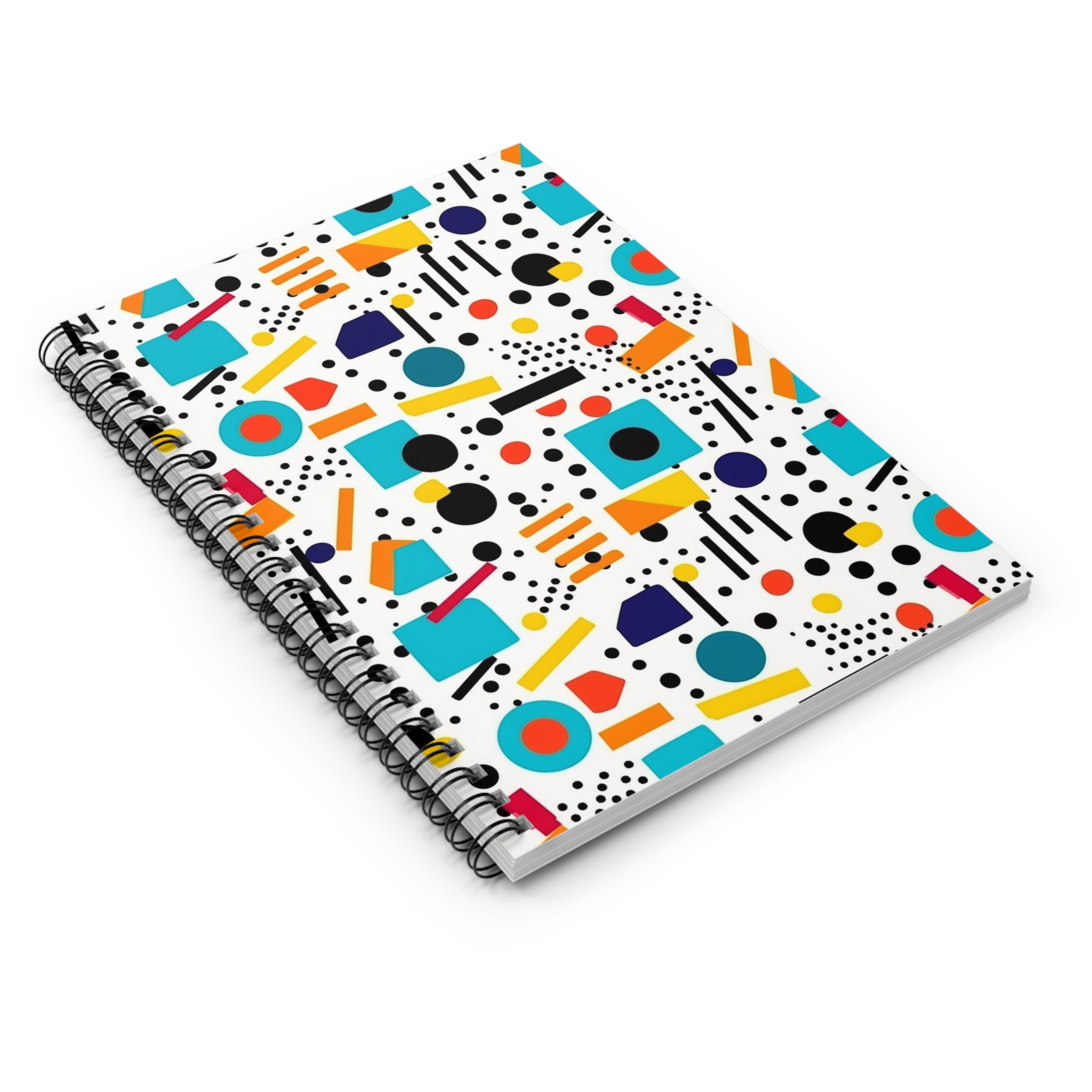 90's Style Spiral Notebook, 90's Pattern, 1990's Vintage Style Journal ...