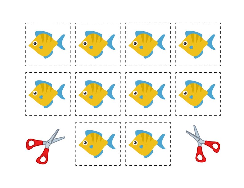 Feed the Dog Counting Game • Preschool Math Activity (PDF) - Etsy