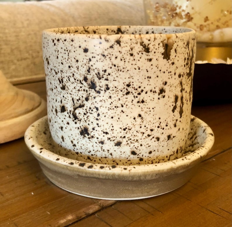 Splattered Earth Handmade Pottery Planter - Etsy