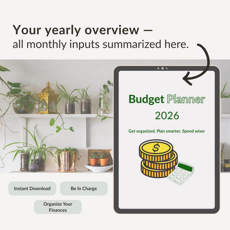 Financial Planner 2026 | Digital Budget Planner | Personal Finance ...
