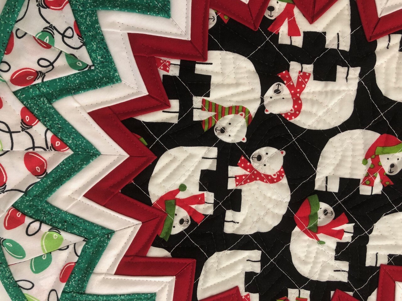 Christmas Round Circular Table Runner - Etsy