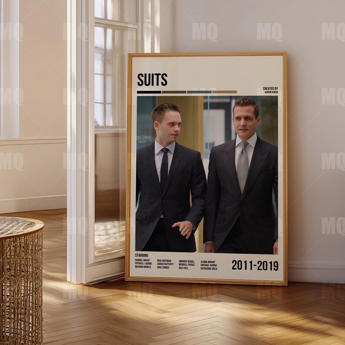 Suits Vintage Movie Poster, Vintage Inspired Poster, Mid Century Modern ...