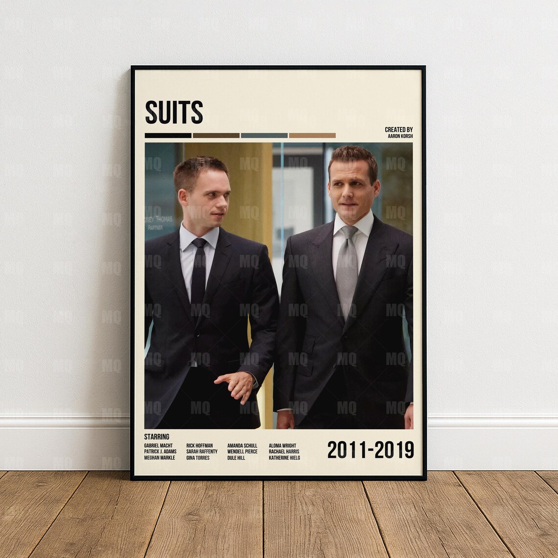 Suits Vintage Movie Poster, Vintage Inspired Poster, Mid Century Modern ...