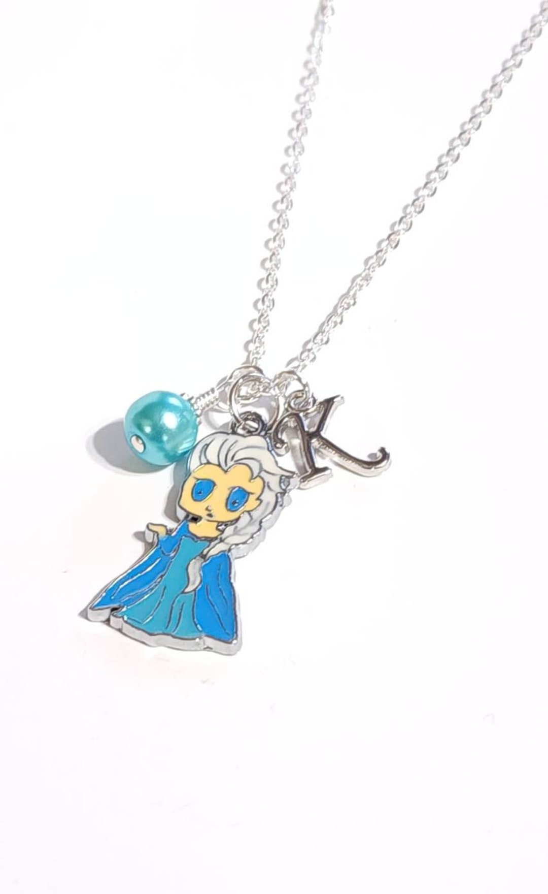 Personalized Princess Name Necklace, Customized Initial Necklace ...