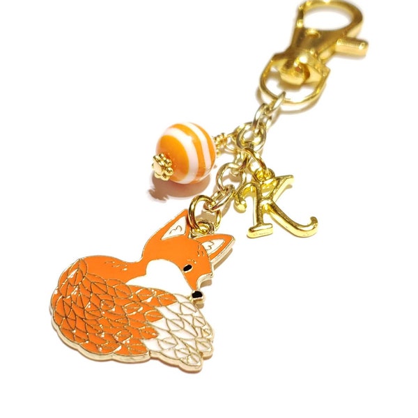 Fox Keychain - Etsy
