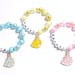 Personalized Beaded Princess Name Bracelet, Gift for Girls, Princess ...