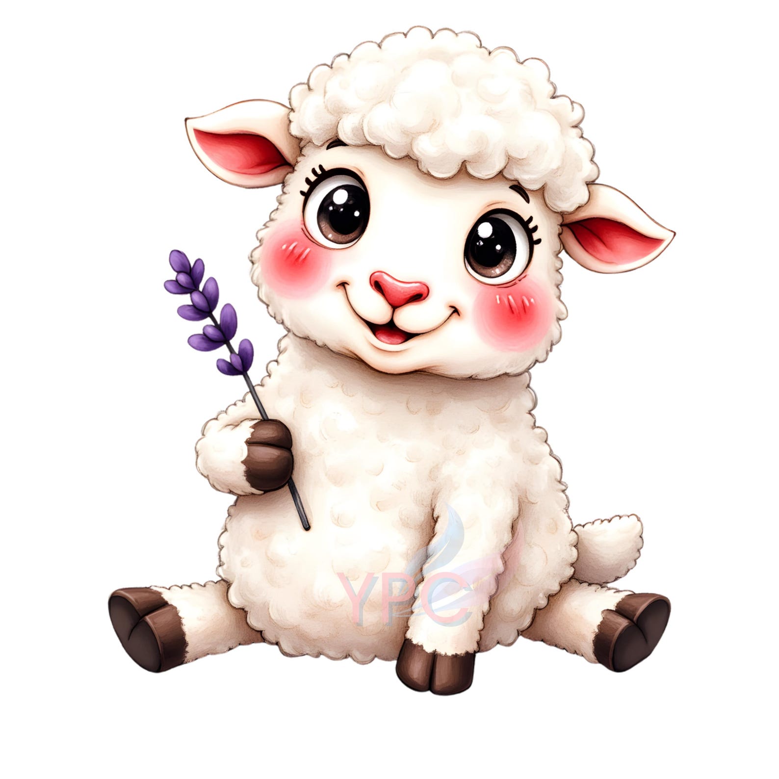 Watercolor Lamb Clipart Set | 12 Baby Sheep Pngs (instant Download) - Etsy
