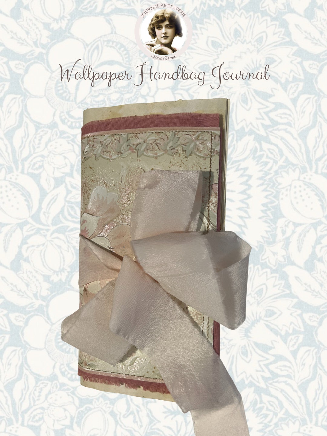 Vintage Elegance Wallpaper Journal - Etsy Australia