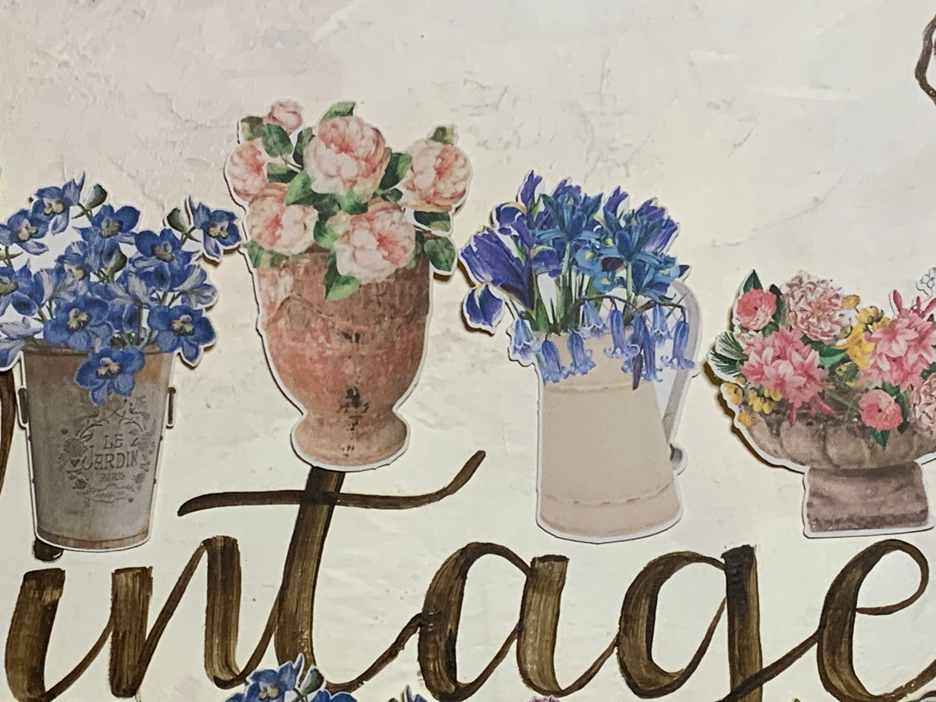 Flower Pot Die Cut Stickers - Etsy Australia