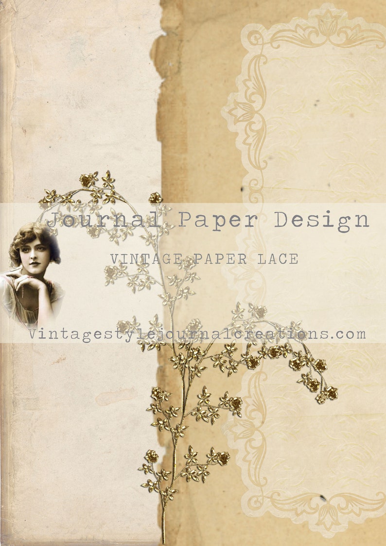 Vintage Paper Lace Printable Designs Digital Download | Etsy