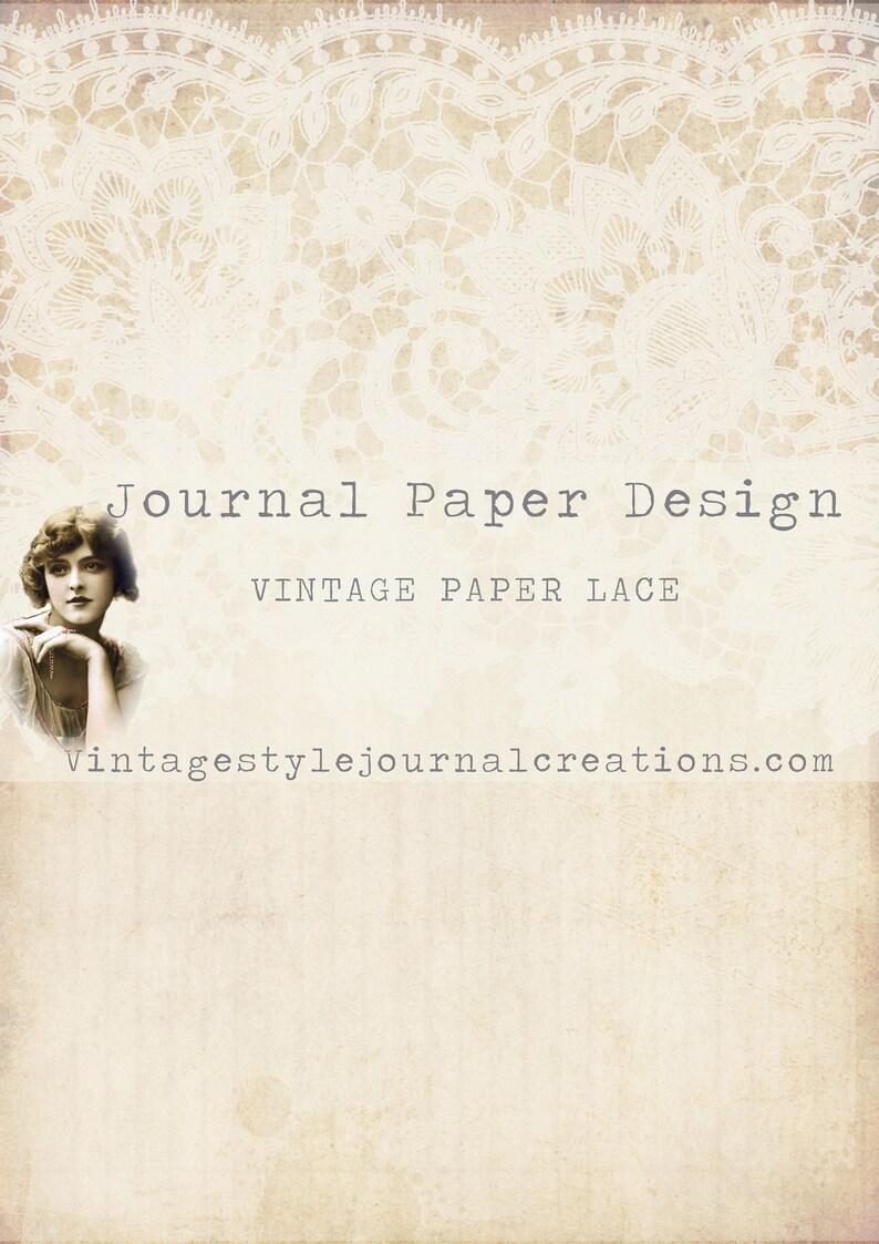 Vintage Paper Lace Printable Designs Digital Download | Etsy