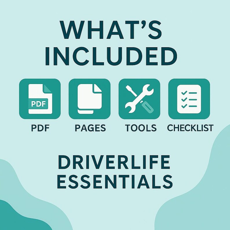 Weekly Driver Planner Printable, Mileage and Expense Tracker, Digital ...