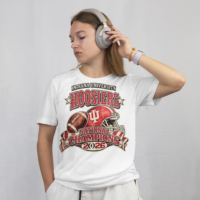Indiana Hoosiers National Champions 2026 | Vintage Collegiate Football ...