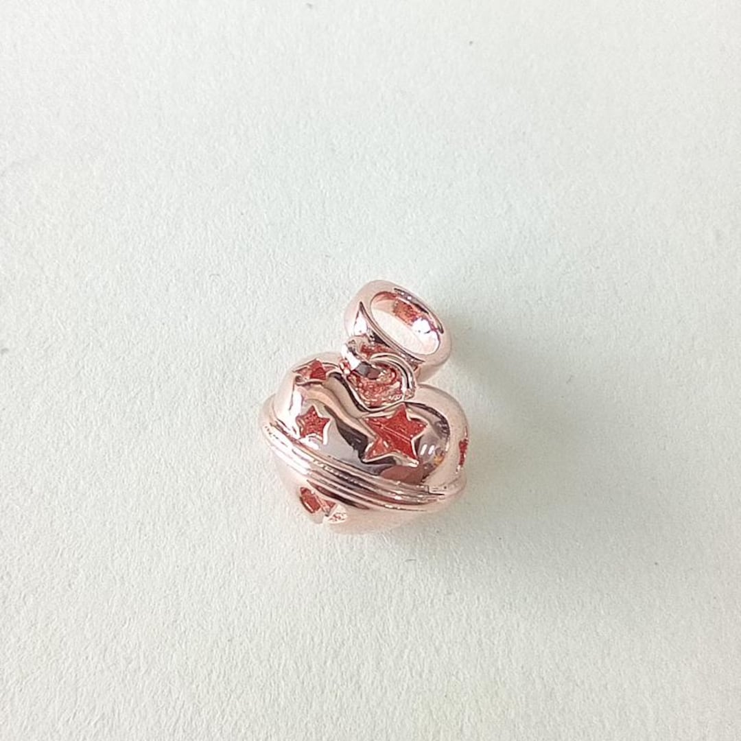 Pandora Rose Gold Festive Heart Bell Dangle Charm - Etsy
