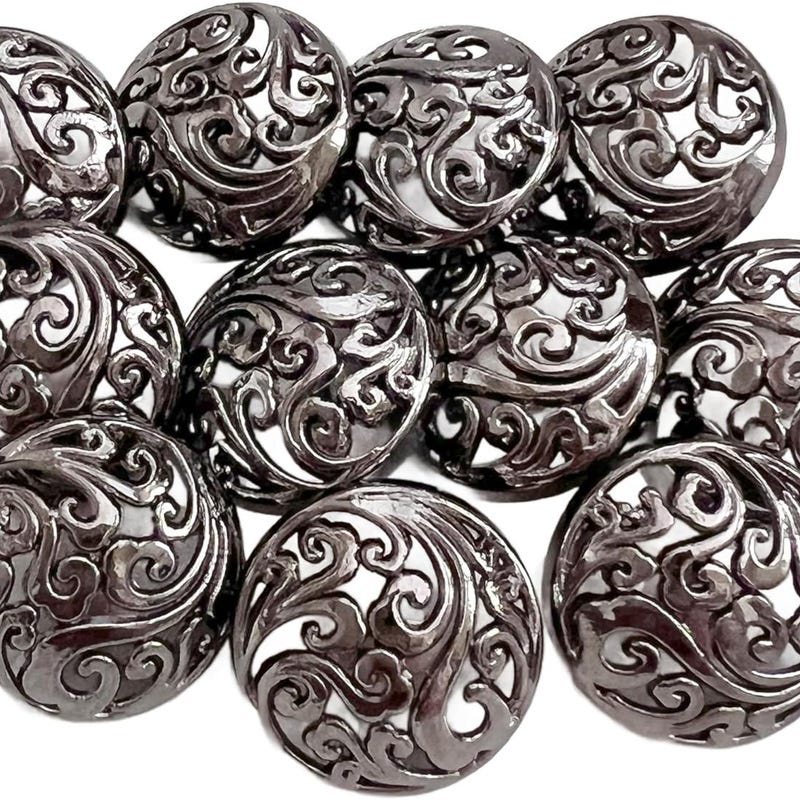 15 Mm Metal Shank Buttons - Etsy