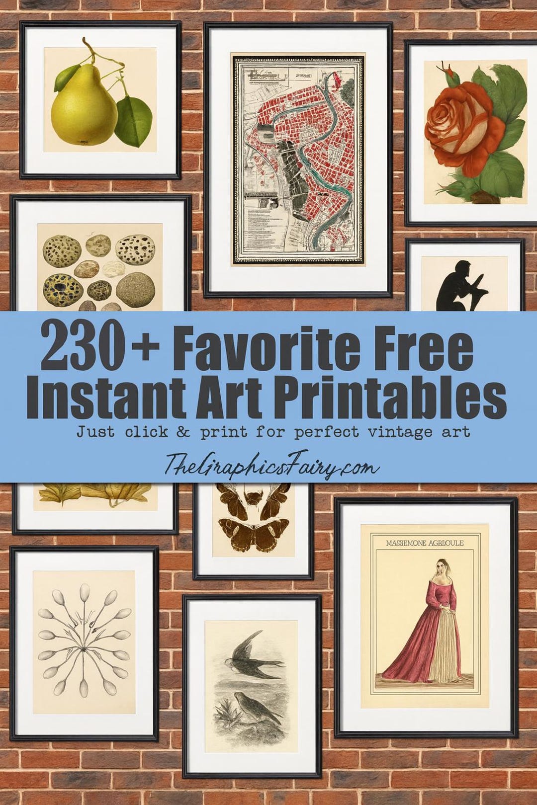Vintage Printable Art | Instant Download Prints | Modern Gallery Wall ...