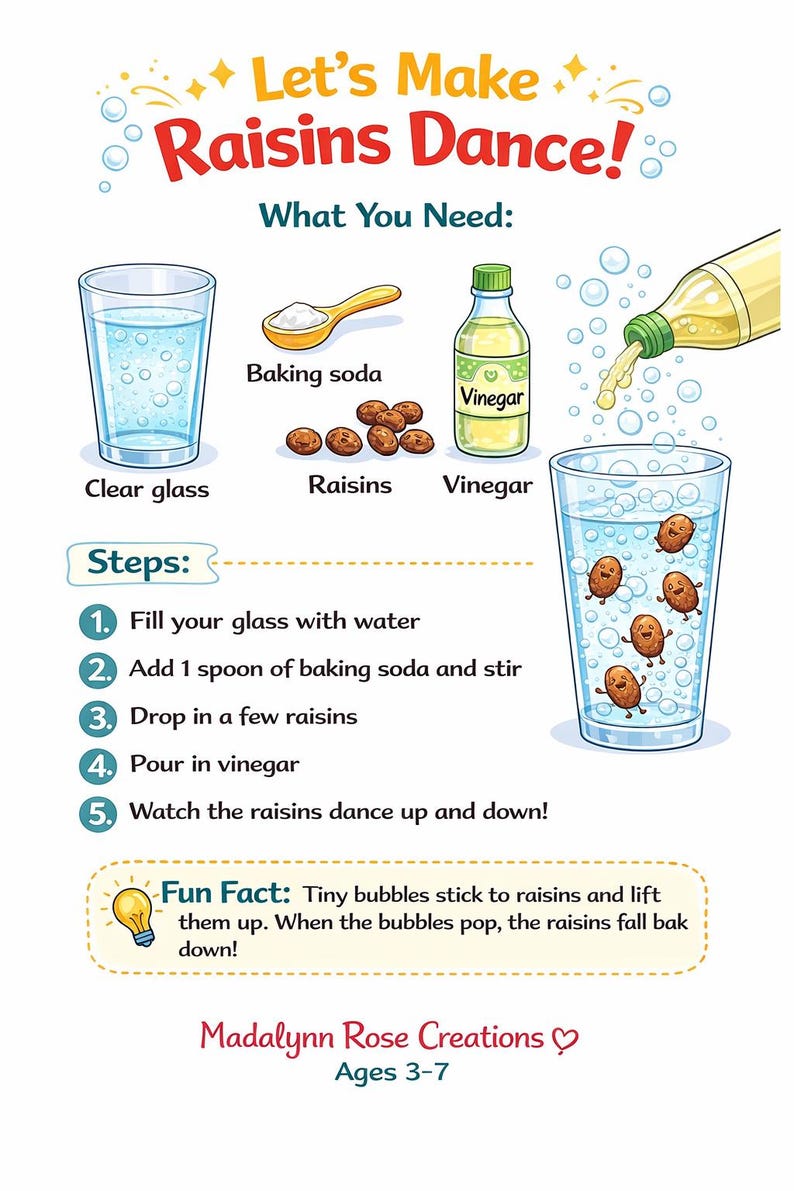 Simple Science Experiments Printable | STEM Activity Bundle | Preschool ...