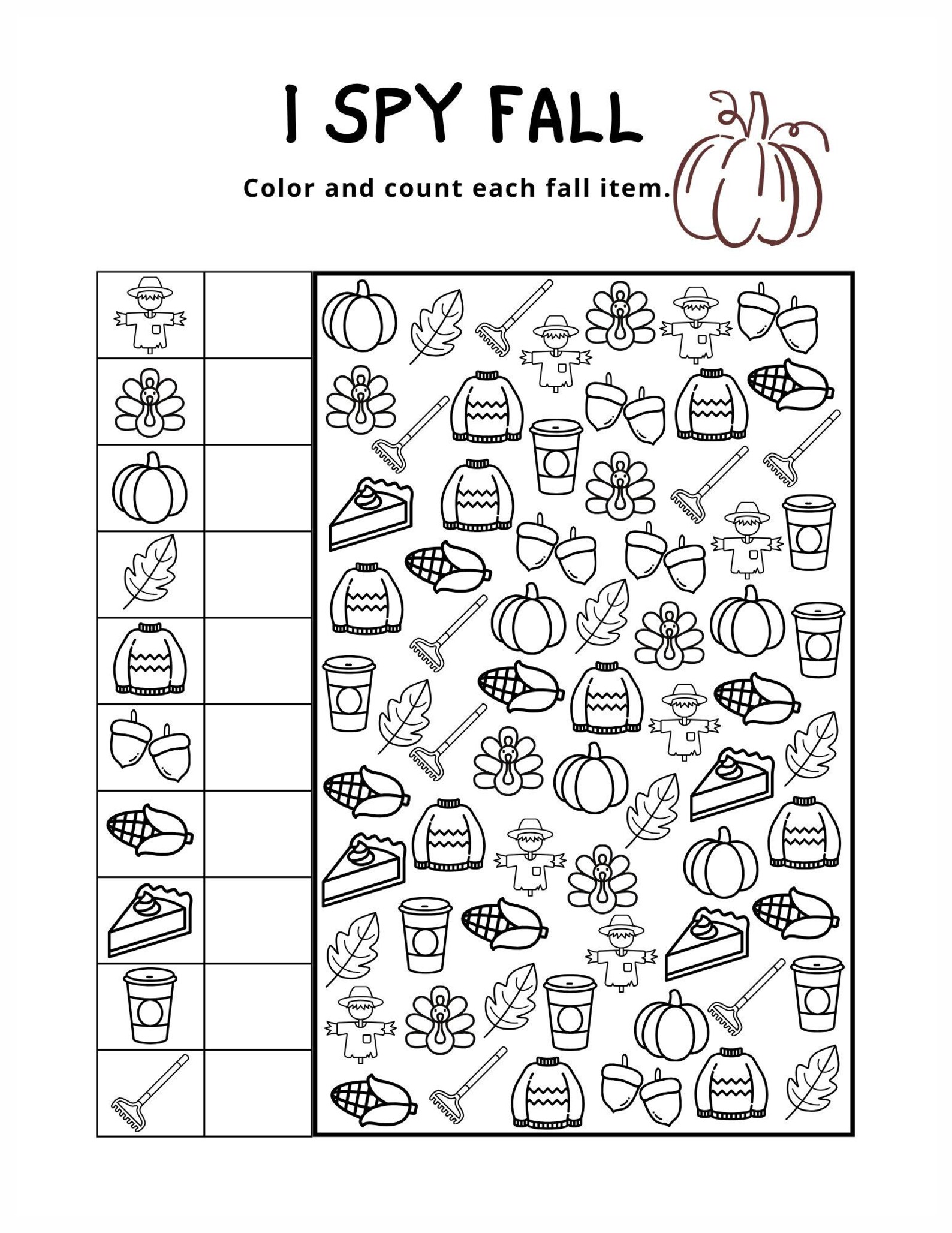 I Spy Worksheets Bundle | 12 Printable Activity Pages | Kids Holiday ...