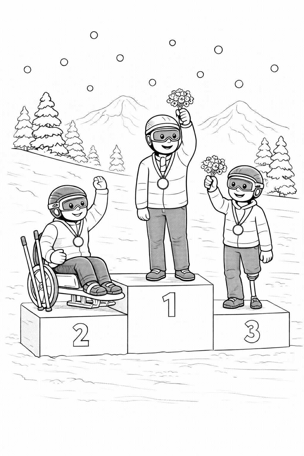 Winter Paralympics Printable for Kids | Inclusive Winter Sports ...